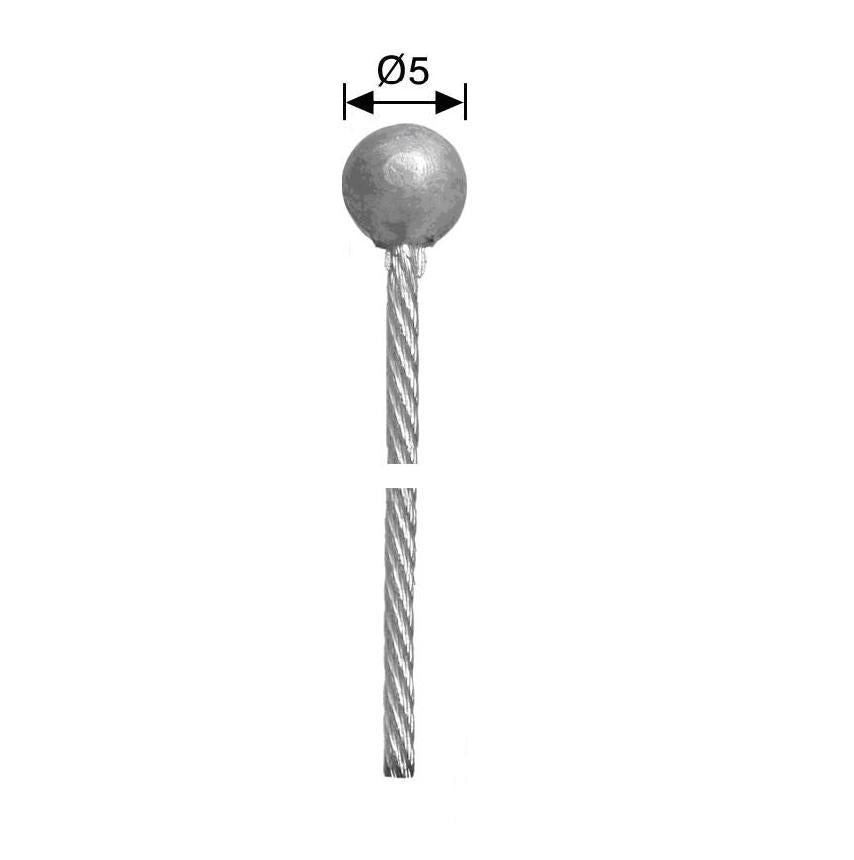 Cable with ball ending (10-pack) – Simplex Hanging Systems